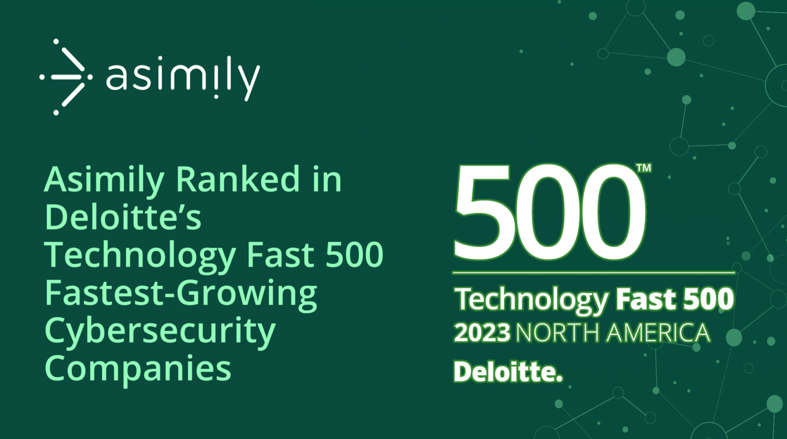 Asimily Ranked 13th Fastest-Growing Cybersecurity Co in North America