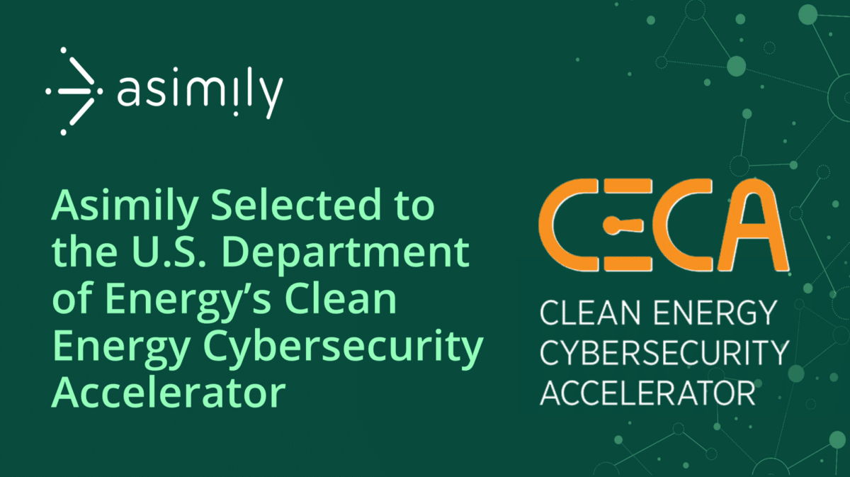 Asimily Selected to the U.S. Department of Energy’s Clean Energy ...