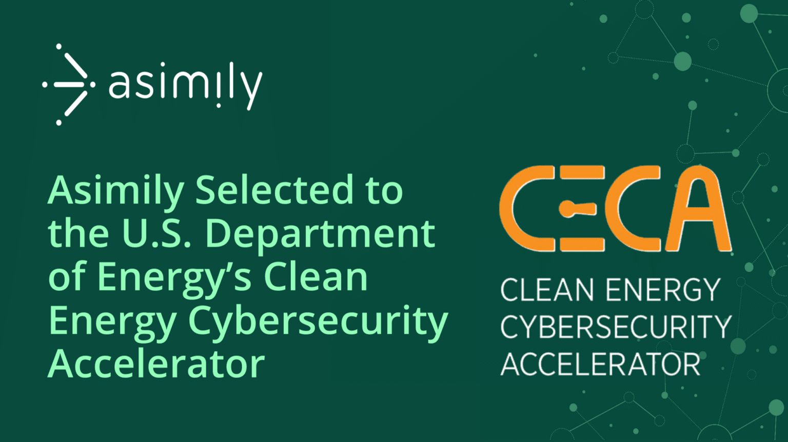 Asimily Selected to the U.S. Department of Energy’s Clean Energy ...